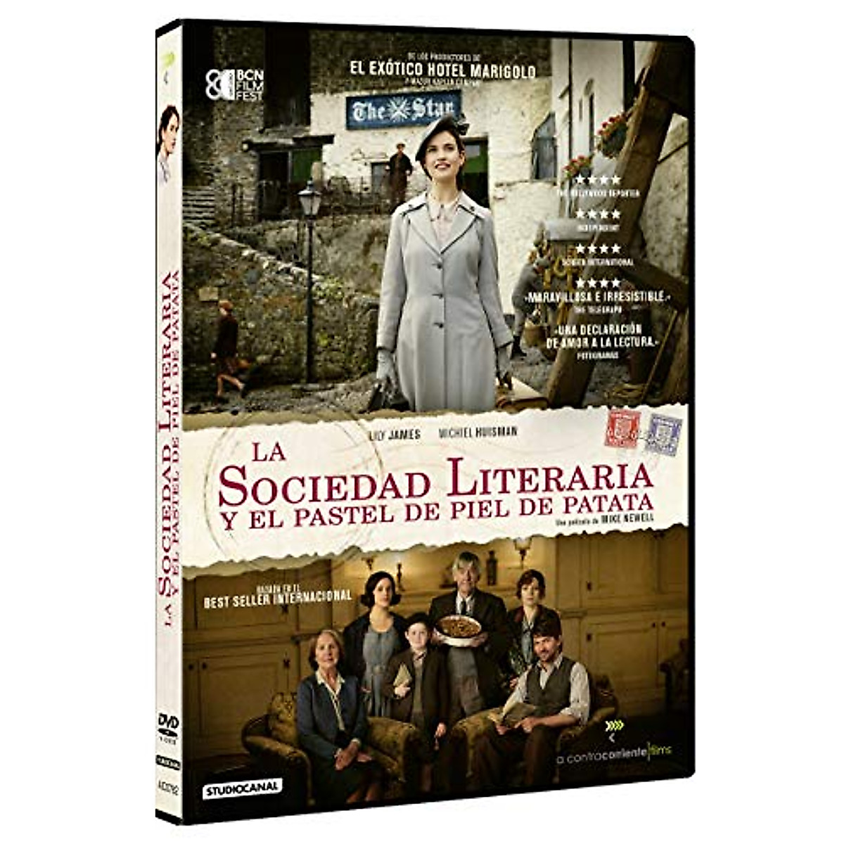 The Guernsey Literary and Potato Peel Pie Society - La sociedad literaria y el pastel de piel de patata (Non USA Format)