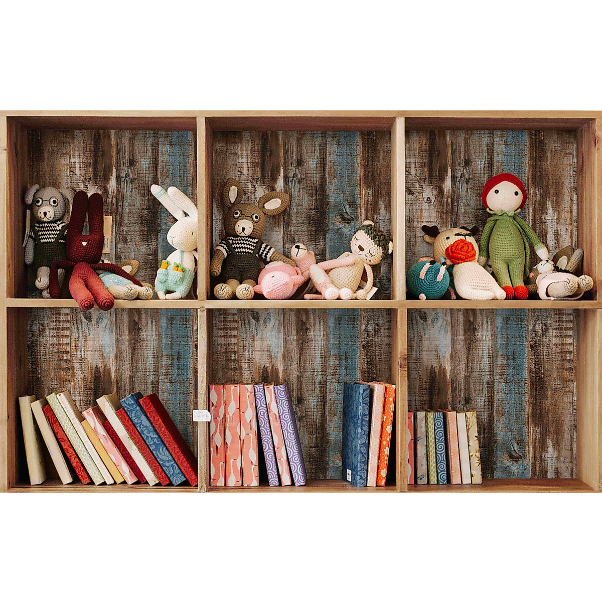 Heroad Brand 17.3"x78.7" Contact Paper Wood Wallpaper Stick and Peel Removable Self Adhesive Wallpaper for Living Room Bedroom Kitchen Backsplash