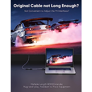 Highwings 8K 4K HDMI Extender Cable, Short HDMI Extension Cable 2.1 4K@30Hz/ 60Hz/ 120Hz, Ultra high Speed HDMI Adapter Male to Female Compatible with PS5 Roku Stick Blu Ray Player HDTV Laptop 1FT