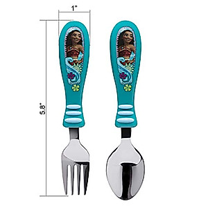 Zak Designs Disney Flatware Sets, 1 Pack, Moana