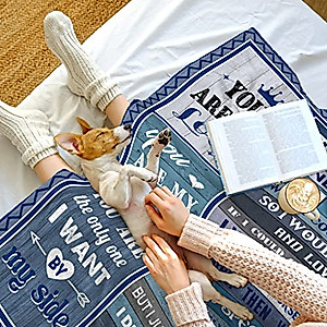 Sqovulw Gifts for Husband Gifts for Fathers Day Husband Gifts from Wife Husband Birthday Gift for Husband for Husband to My Husband Wedding for Him Throw Blanket 60x50 Inch