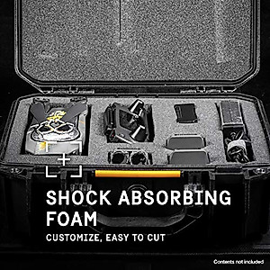 Vault by Pelican - V300 Multi-Purpose Hard Case with Foam(Black)