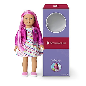 American Girl Truly Me 18-inch Doll #87 with Blue Eyes, Magenta Hair, and Lt-to-Med Skin with Warm Undertones, For Ages 6+