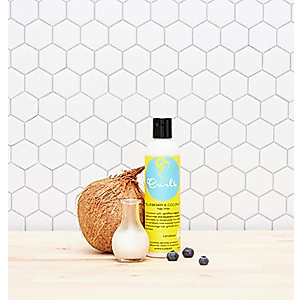 Curls Blueberry Bliss Blueberry & Coconut Hair Milk - 8 fl oz, Leave In Conditioner and Styler, Moisturizing & Nourishing, for Curly, Natural, and Coily Hair