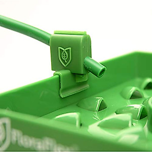 FloraFlex FF-RWKIT6IN-6PL 6" x 6″ Rockwool Kit – 6 Plants, Green