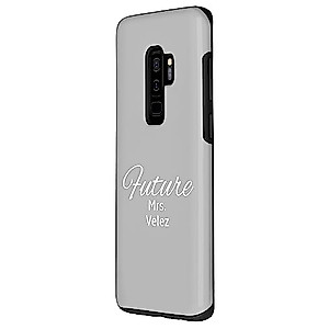 Galaxy S9+ Mrs. VELEZ personalized engagment announcment Case