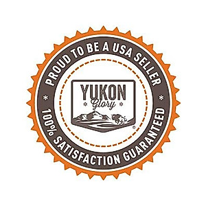 Yukon Glory Premium BBQ Grill Brush Easy Grip Double Pad Stainless Steel Cleaner for Gas and Charcoal Grill- Safe for Ceramic, Steel, Cast Iron Grill Grate- Grilling Gifts