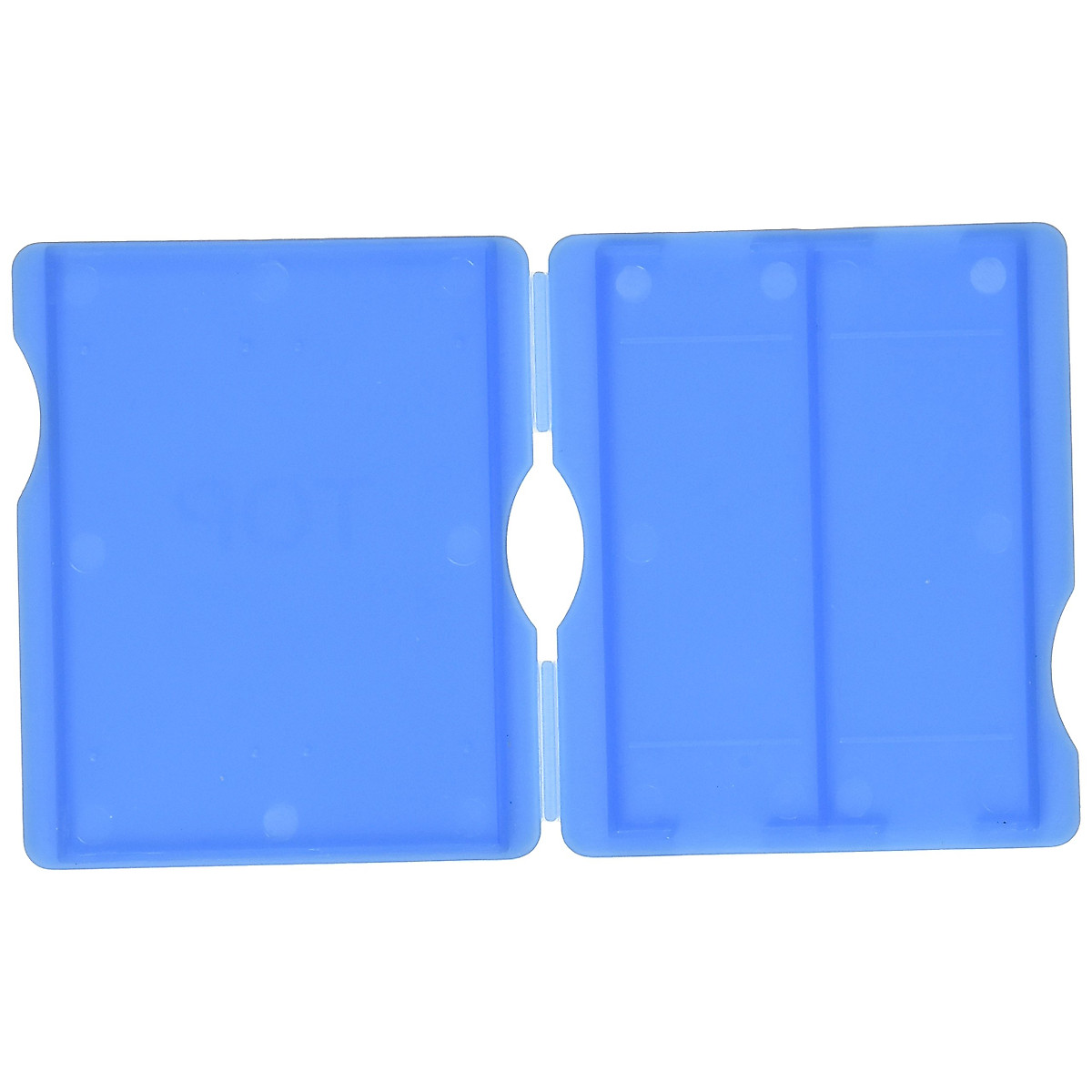 Globe Scientific 513041B Polypropylene Slide Mailer for 2 Slide, Blue (Box of 100)