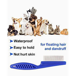 4 Pack Cat Dog Flea Comb, Stainless Steel Pet Comb For Dogs Cats Effective Against Fleas & Lice Professional Flea Comb For Dog & Cat