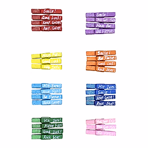 Spirit Clips Cheer Pins Cheer Clothes Pins for Backpacks Cheerleading Clips Competition Cheer Pins Gift for Team Classroom