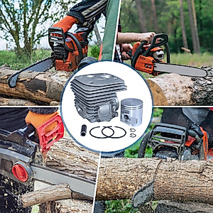 AUMEL 50mm Cylinder Piston Gasket Kit for Husqvarna 365 372XP X-Torq Chainsaw 575 25 57-02