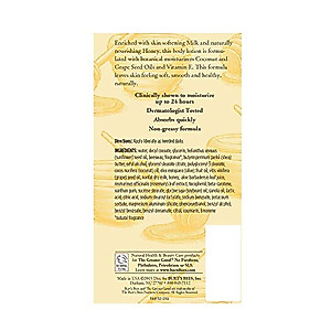 Body Lotion with Milk & Honey - Normal to Dry Skin 6 Oz (170 G) Lotion