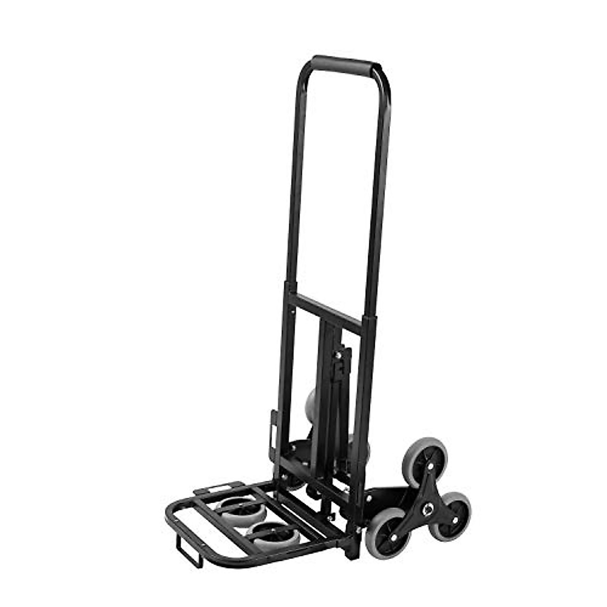 BLTPress Stair Climbing Cart Portable Climbing Cart 330 LBS Three-wheel Chassis Portable Stair Climber Hand Truck Heavy Duty with 6 Wheels
