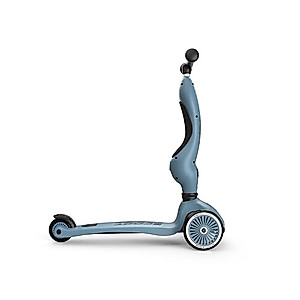 Scoot & Ride 2-in-1 Ride-On & Stand Kids Scooter, Ages 1 to 5, Highwaykick 1, Steel