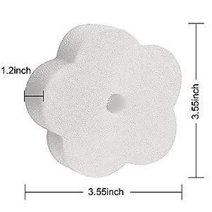 24 Pieces Sponge for Hot Tub Accessories, Flower Oil Scum Absorber for Swimming Pool and Spa