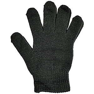 Winter Magic Gloves, 12 Pairs Stretchy Warm Knit Bulk Pack Mens Womens