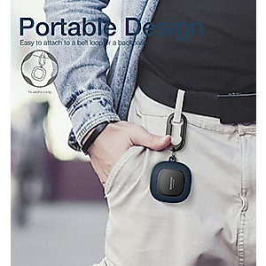 SURITCH for Samsung Galaxy Buds 2 Pro Case(2022)/Galaxy Buds 2 Case(2021)/Galaxy Buds Live Case(2020)/Galaxy Buds Pro Case(2021) Hard PC Shockproof TPU Cover with Gun-Colored Keychain Carabiner, Blue