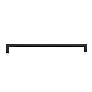 Ravinte 1 Pack 12-3/5 Inch Kitchen Square Cabinet Handles Matte Black Cabinet Pulls Black Drawer Pulls Kitchen Cabinet Hardware Kitchen Handles for Cabinets Cupboard Handles Drawer Handles