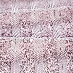 501 2 pc Bath Sheet Set. Bring Luxury to Your Home with This Soft, 100% Pure Cotton 2 Piece Bath Sheet Towel Set, 35” x 68”(Mauve)
