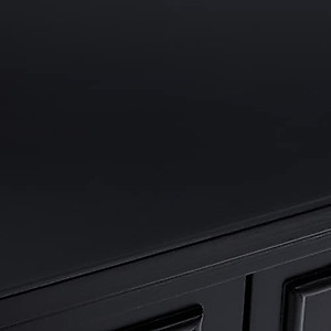 SEI Furniture Drovling Marble Tiled Electric Fireplace, Black-White-Gray