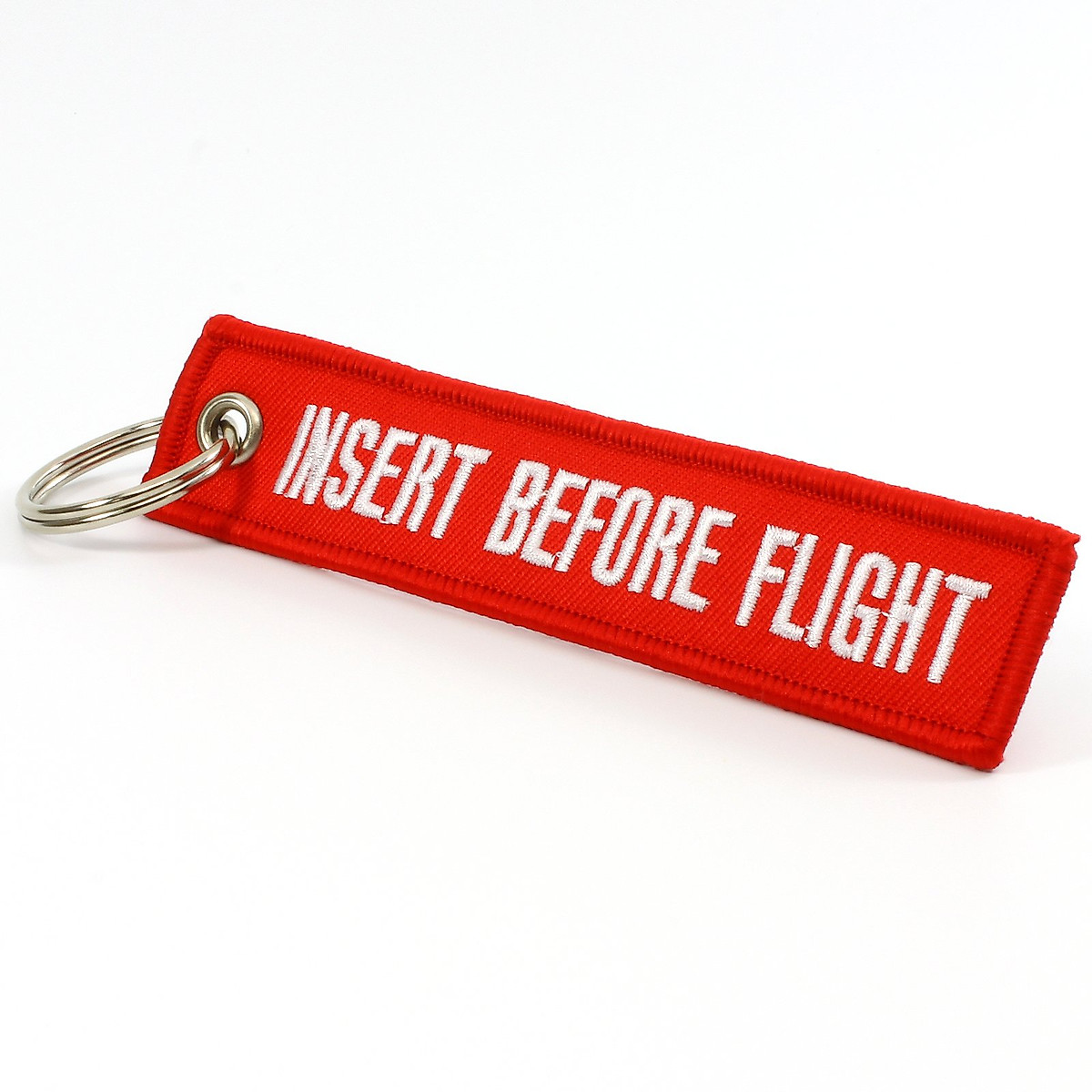 Rotary13B1 INSERT BEFORE FLIGHT Keychain - Red