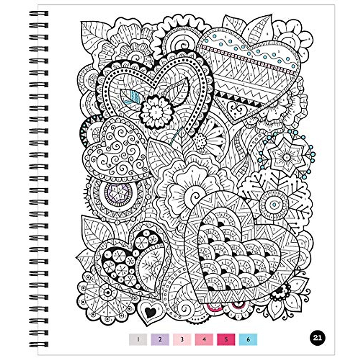 Brain Games - Color by Number: Stress-Free Coloring (Green)