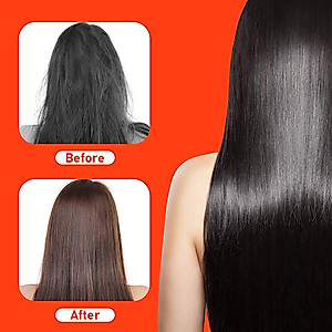 AIHOPESTO Electric Hot Comb Hair Straightener for African American Hair, 3 Temperature Settings, Metal Surface, Lightweight & Compact, 5 Piece Set