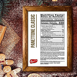 Bauducco Panettone Classic - Moist & Fresh Fruit Holiday Cake - Traditional Italian Recipe With Candied Fruit & Raisins - 26.2oz