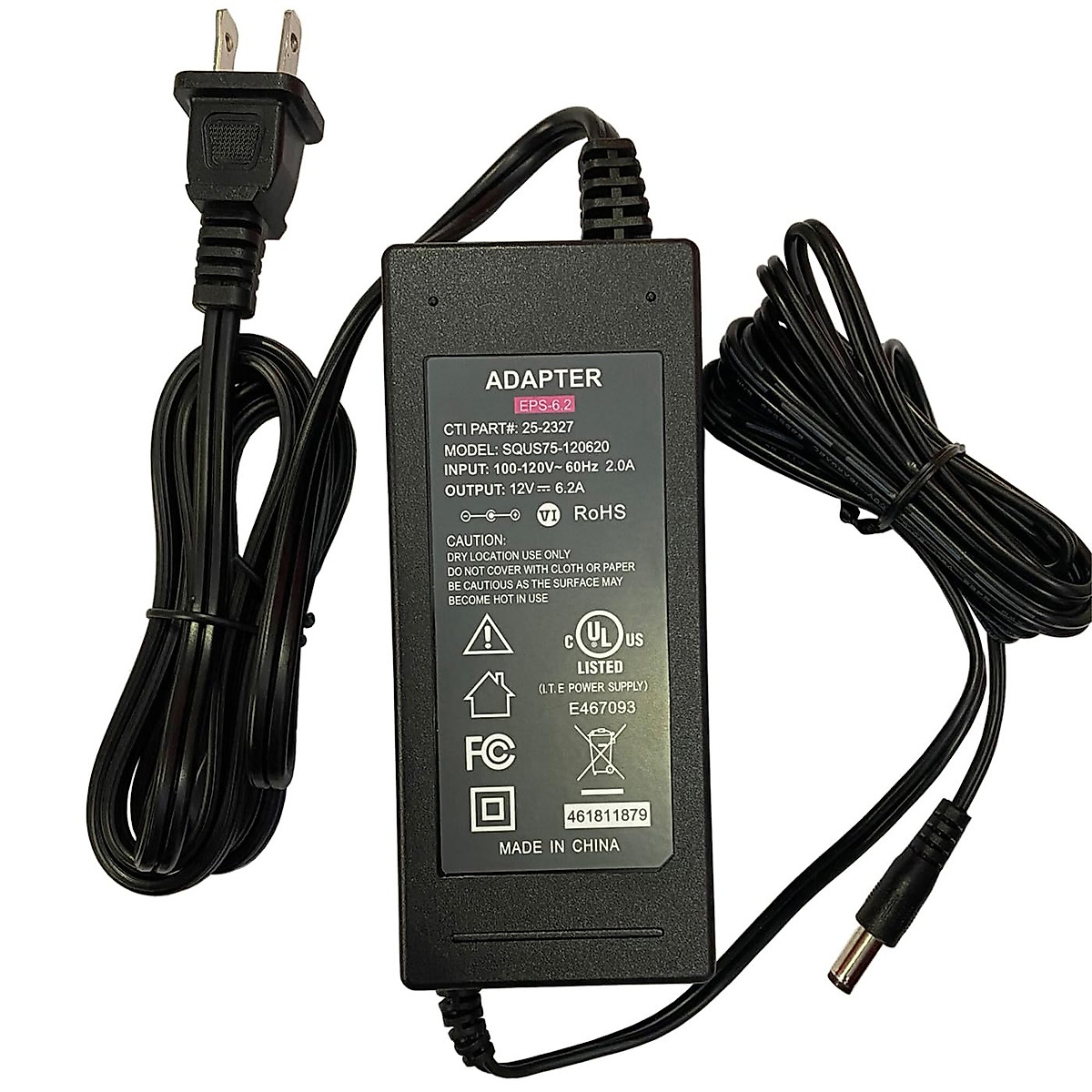 UL Listed 12V AC/DC Adapter Compatible with Sky-Watcher AZ SynScan Goto SupaTrak NEQ6 Telescope EQ3 EQ5 Pro EQ AZ-GTI Mount EQ6 SynTrek Montierung HEQ5 Refraktor Star Adventurer GTi 2A 5A Power Supply