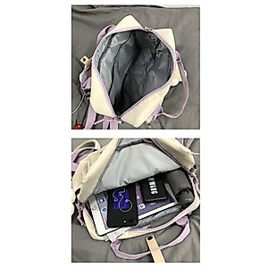 Kawaii Crossbody Purse for Girl Tote Indie Backpack School Japanese Asthetic Backpack INS Messenger Bag Kawaii Backpack Prime (black)