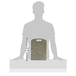 Dexas 412-55 Super Board Cutting Board with Rounded Corners, Heavy Color, 10 x 1 3", Granite