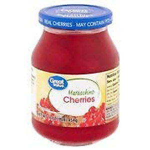 Great Value Maraschino Cherries, 16 ounce (Pack of 4)
