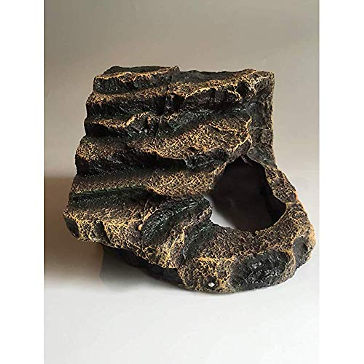OMEM Turtle Hide, Turtles Hide Habitat Lizard Hidden cave, humidified Habitat Decoration (Small)
