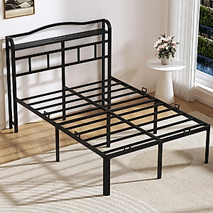 SHOANED Adjustable Non Slip Mattress Gaskets for Metal Bed Frame Box Spring, 6 Pcs Mattress Holder in Place Gripper, Anti-Slip Baffle Mattress Retainer Bar, Keep Mattress from Sliding Gripper, Black