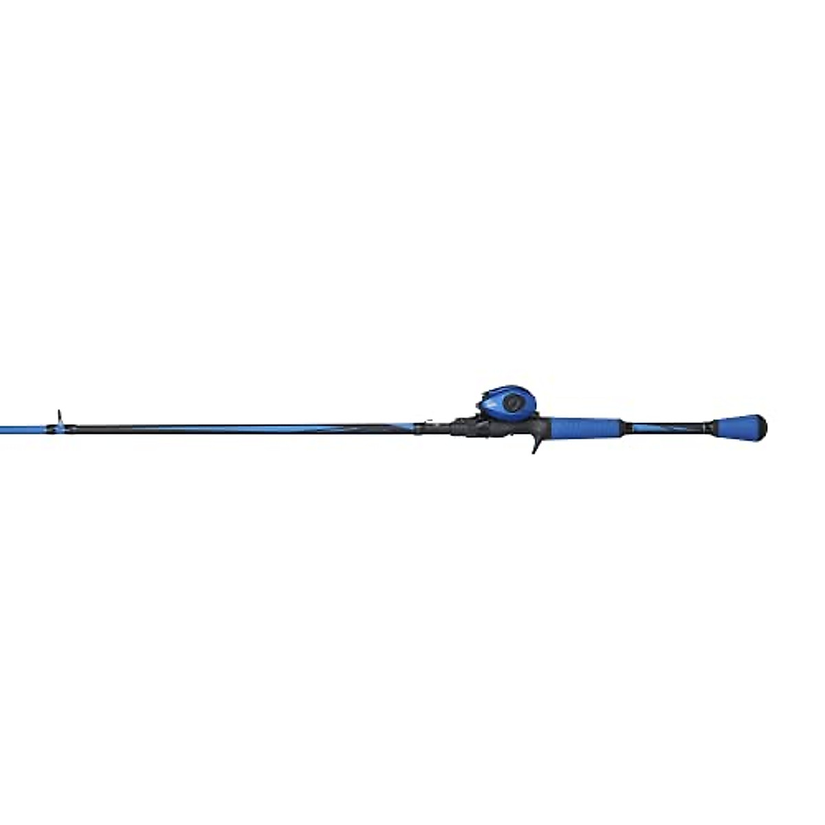 Abu Garcia Blue Max Low Profile Baitcast Reel and Fishing Rod Combo, 7'