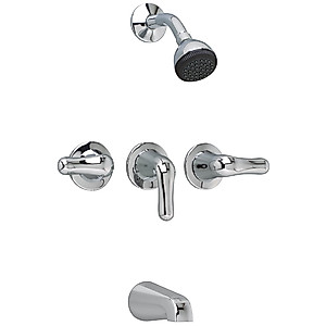American Standard 3375502.002 Colony Soft 3-Handle Bath/Shower, Polished Chrome