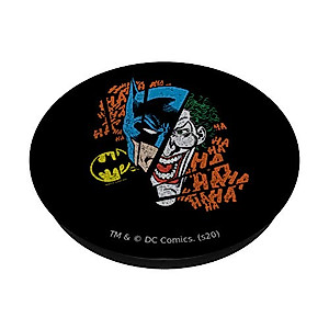 Batman Joker Broken Visage PopSockets Swappable PopGrip