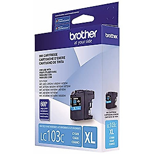 Brother Lc103c Lc103c Innobella High-Yield Ink, Cyan