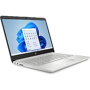 HP Laptop 14-cf2701ds 14-inch HD Notebook, Intel Celeron N4120 4GB DDR4 RAM 64GB eMMC, Computer PC w/ Wi-Fi, Bluetooth, USB-C and HDMI Port, Windows 11 Home, Natural Silver (Renewed)
