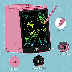 2 Pack LCD Writing Tablet for Kids, Electronic Writing Pad,8.5 inche Colorful Doodle Board Drawing, Handwriting Boogie Tablet for Toddler Learning Toys Gift for 3 4 5 6 Years Old Boy Girl