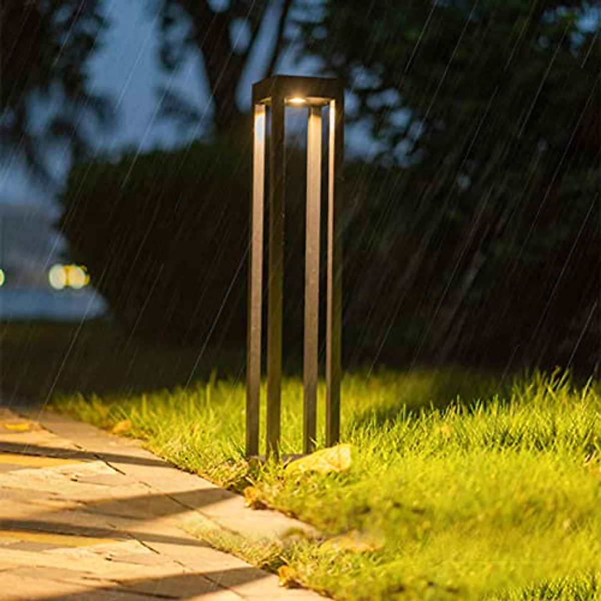 MCABUJT Led European Style Outdoor Waterproof Lawn Lamp, Villa Garden Lamp, Home Garden Decoration Small Street Lamp, Garden Landscape Entrance Small Street Lamp