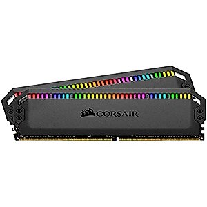Corsair Dominator Platinum RGB 32GB (2x16GB) DDR4 3600 (PC4-28800) C14 1.45V AMD Optimized Memory- Black, CMT32GX4M2Z3600C14