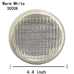 Vstar LED PAR36 9W,Replacement to 50W Halogen,850 Lumens,LED Light bulbs,12V AC/DC Lamp Landscape Waterproof (Warm White)