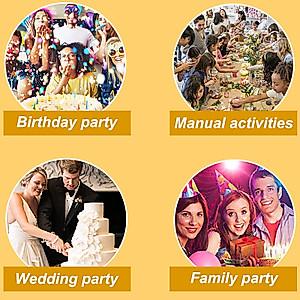 Ziqi 80 Pieces Plastic Cake Dowel Rods Set, 40 White Sticks Support with 10 Separator Plates for 4, 6, 8, 10, 12 Inch, 30 Clear Stacking Dowels Tiered Cakes