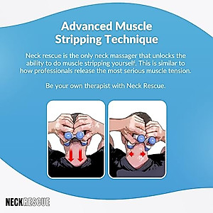 Amazing Neck Massager for Pain Relief, Pressure Point Massager, Occipital Release Tool, Trigger Point Massager, Designed to Target The Deep Neck Muscles Other Massagers Cannot Reach, Headache Relief
