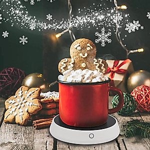 Coffee Mug Warmer, Coffee Warmer for Desk Auto Shut Off, Electric Candle Warmer Plate with 2 Temperature Settings, Mug Heater Candle Wax Cup Warmer for Coffee Milk Beverage Tea Hot Chocolate