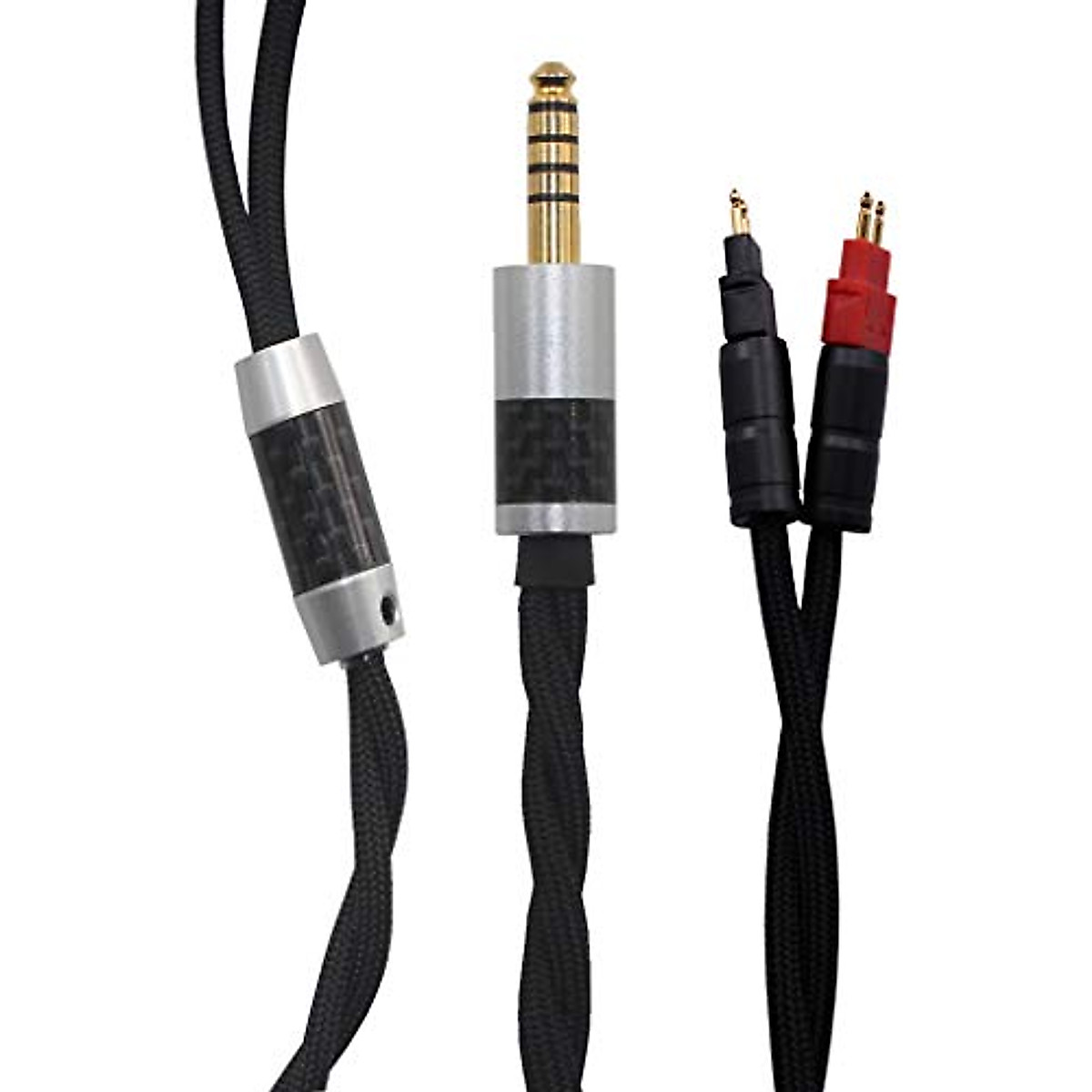 KK Cable H-PW WM1A/1Z, NW-ZX300A, PHA-2A 4.4MM Male Balanced for HD580, HD600, HD650 etc. Headphones Replacement Cable, Audio Upgrade Cable. (1.5M/4.9ft)