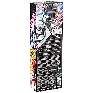 Power Rangers Mighty Morphin Black Ranger 12-Inch Action Figure Toy Inspired by Classic TV Show, with Power Axe Accessory