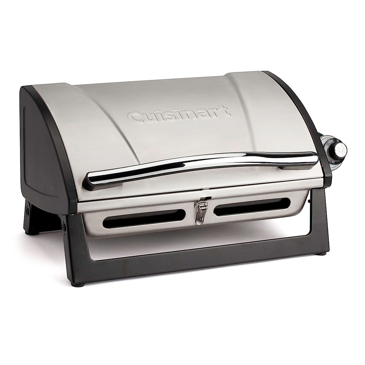 Cuisinart CGG-059A Grillster 8,000 BTU Portable Propane Tabletop Gas Grill and Cuisinart CFGS-222 Take Along Portable Grill Stand Bundle