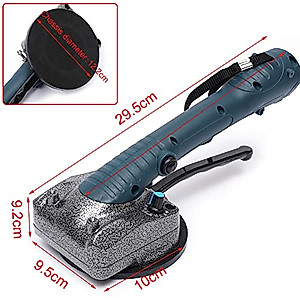 Tile Vibration Tile Vibrator Tile Automatic Leveling Machine Tile Vibrator Tiler Machine Vibrator Suction Cup US STOCK (Two Batteries, Blue C)